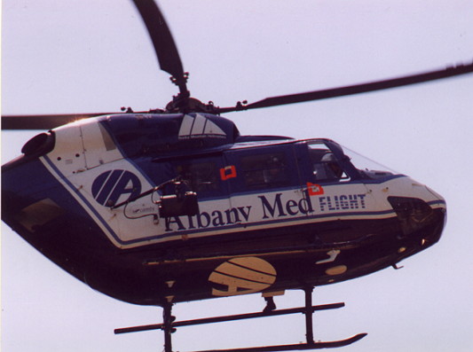 Here is a closer shot of Med Flight.