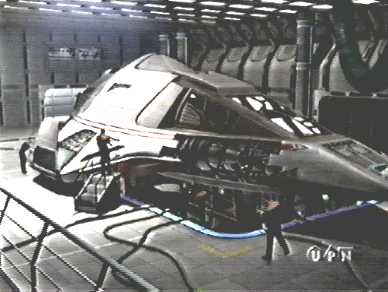 U.S.S. VOYAGER'S SHUTTLE BAY