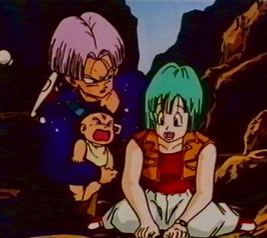Trunks saving Trunks, & Bulma
