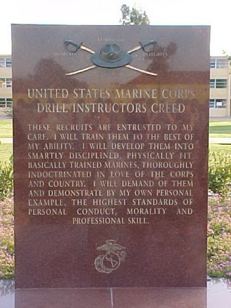 The Creed of the United States Marine Corps Drill Instructor...