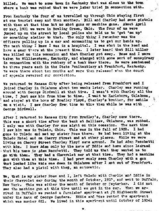 FBI Nov 18, 1934