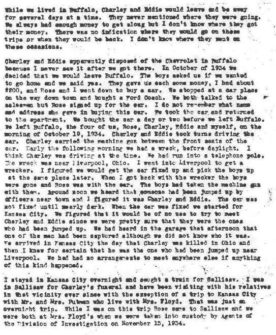 FBI Nov 18, 1934