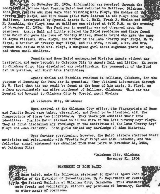 FBI Nov 13 1934