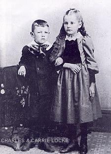 Harrison LOCKE & his children Charles & Carrie LOCKE