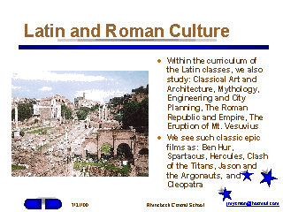 Latin and Roman Culture