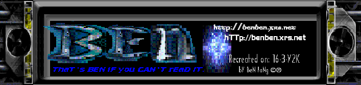 WeLcOmE To bEn's WebsItE