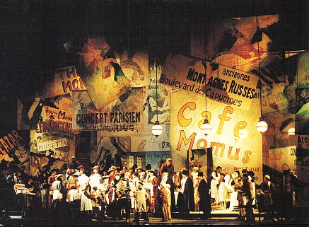 La Boheme - San Diego Opera - Cafe Momus