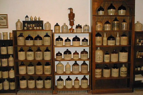 Mini Jugs / Advertising Stoneware